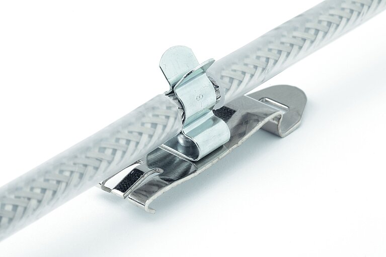 HEBOTEC: Shield clamps for DIN rail